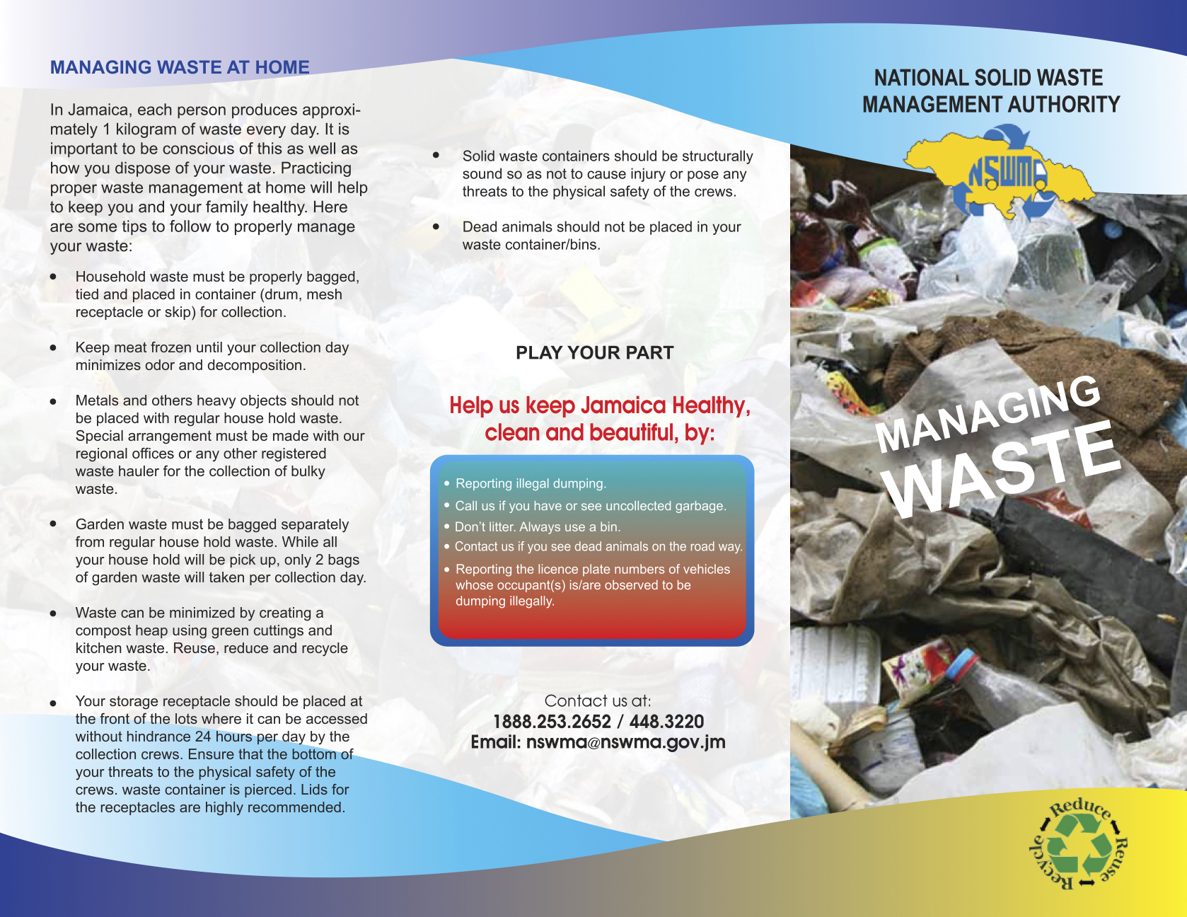 Bulky Waste - National Solid Waste Management Authority - Jamaica
